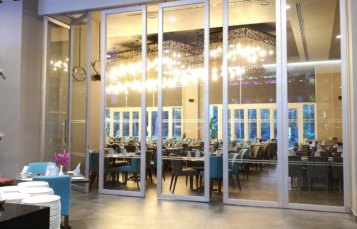 Sliding Folding Glass Partition System Manufacturer Malaysia | Sliding ...